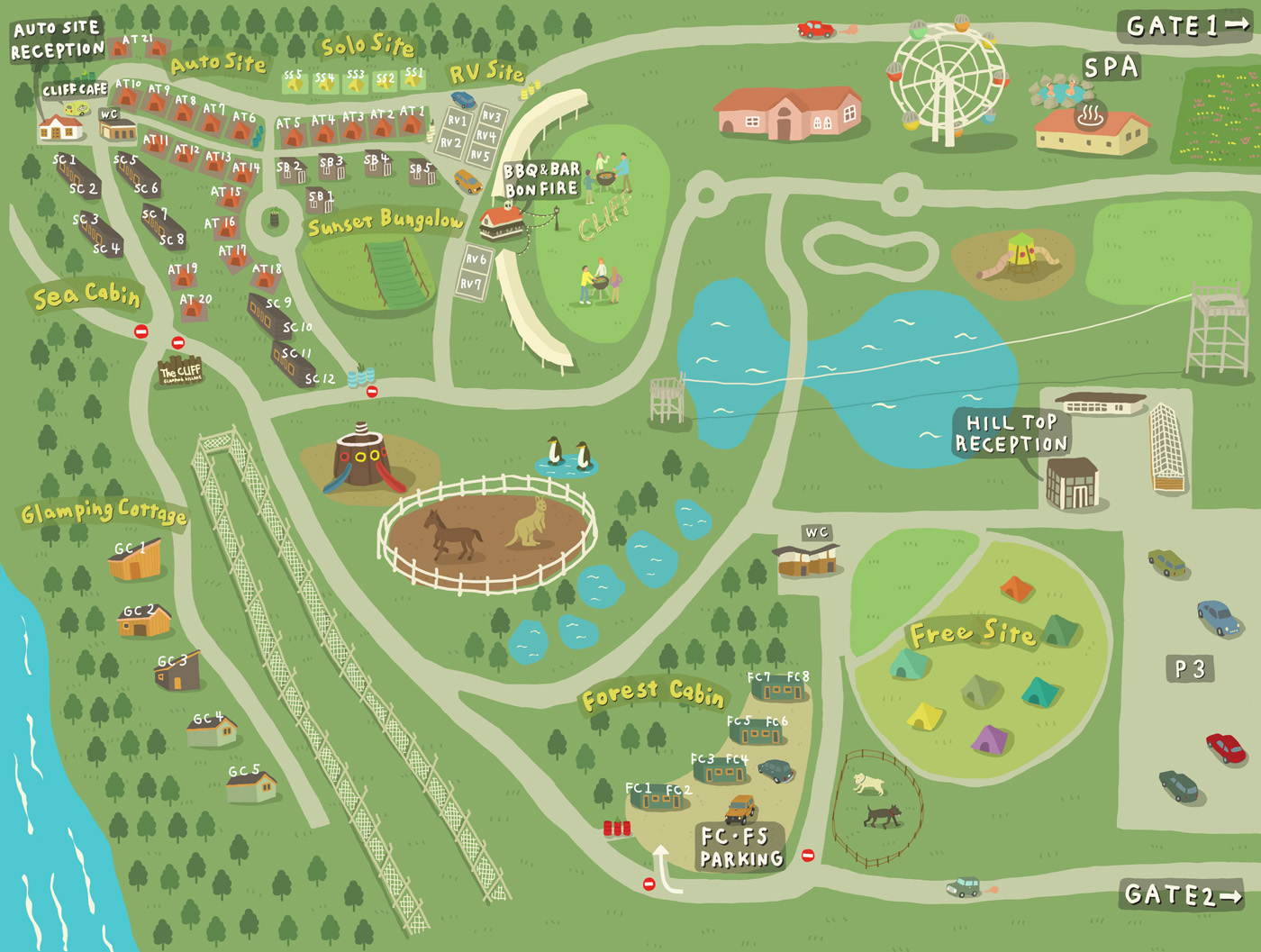 Camp & BBQ | The Cliff